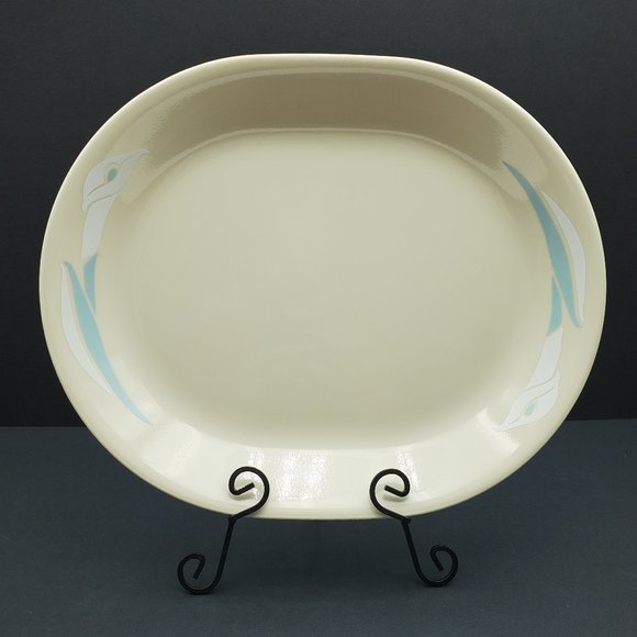 Corelle | Dining | Corelle Romance Platter Oval Beige Plate White ...